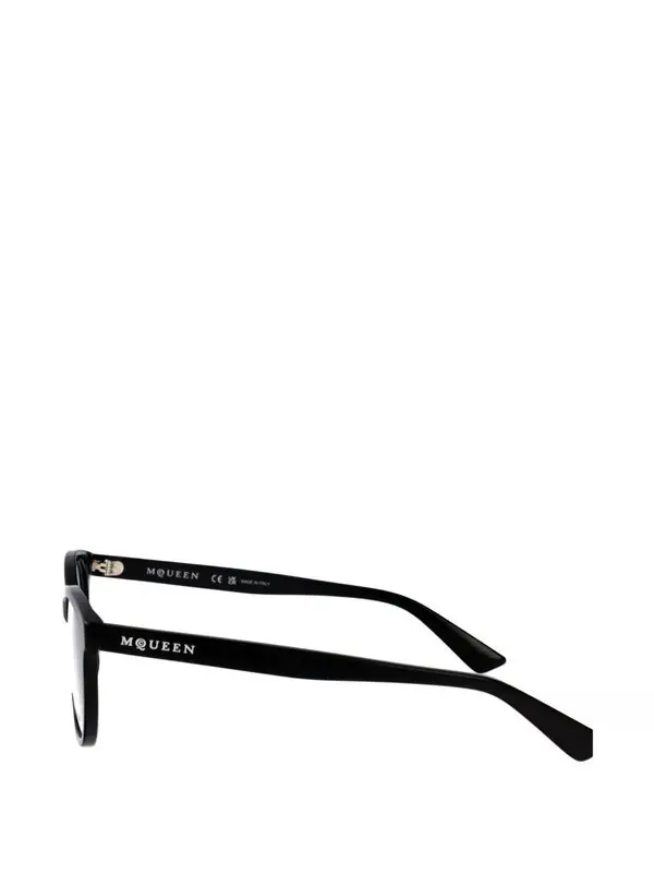 Alexander McQueen Round-frame Glasses - Black