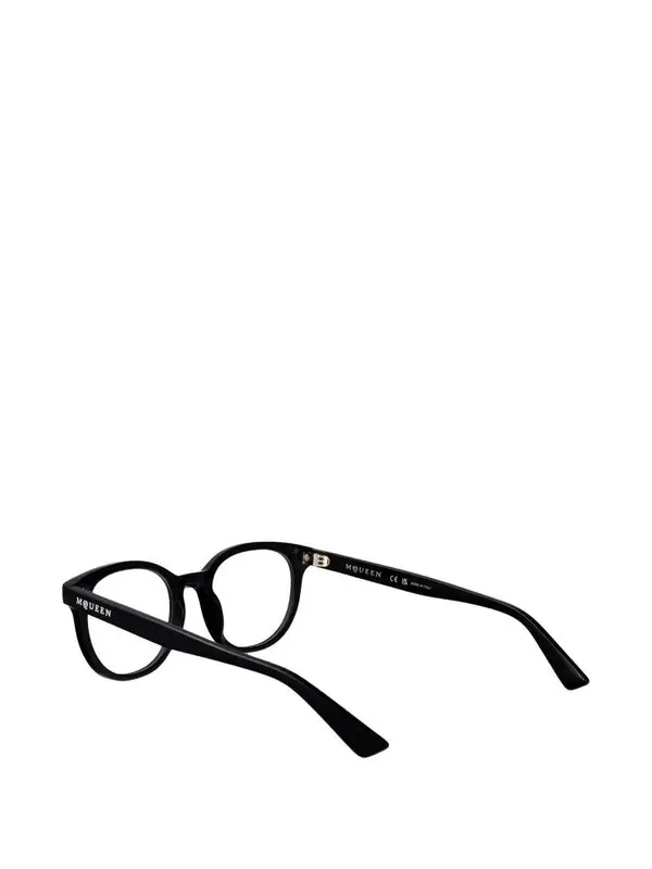Alexander McQueen Round-frame Glasses - Black
