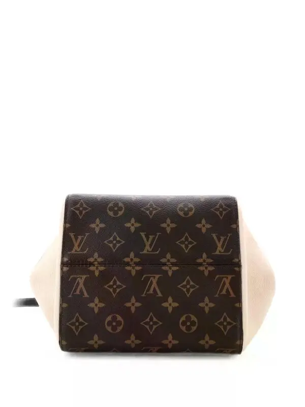 LOUIS VUITTON Fold Tote Monogram Canvas And Leather Pm Satchel