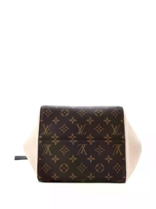LOUIS VUITTON Fold Tote Monogram Canvas And Leather Pm Satchel - Brown