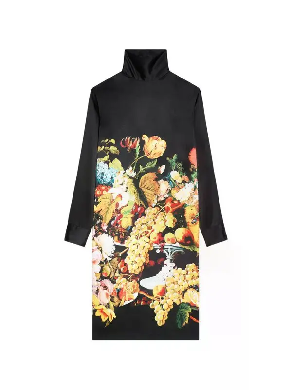 Dries Van Noten Floral-print Silk Dress