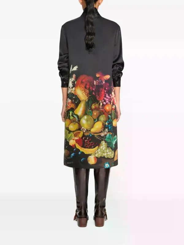 Dries Van Noten Floral-print Silk Dress