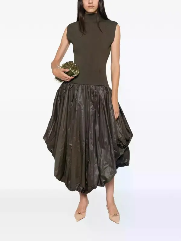 Aje Venetia Sleeveless Balloon-skirt Midi Dress