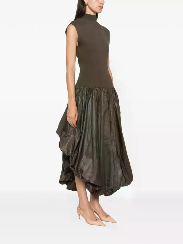 Aje Venetia Sleeveless Balloon-skirt Midi Dress
