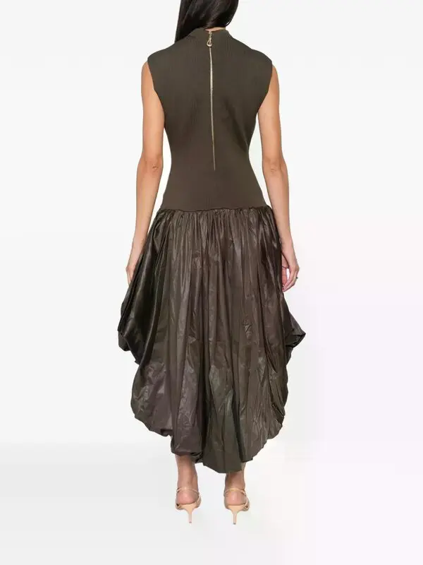 Aje Venetia Sleeveless Balloon-skirt Midi Dress