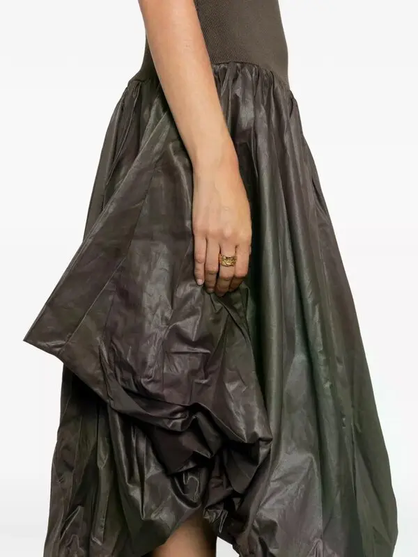 Aje Venetia Sleeveless Balloon-skirt Midi Dress