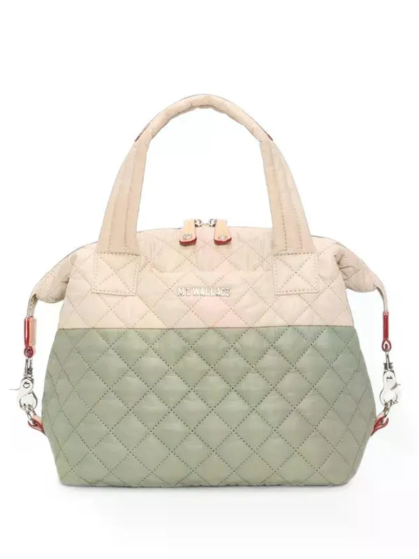 Mz Wallace Small Sutton Deluxe Ii Quilted Tote Bag - Neutrals