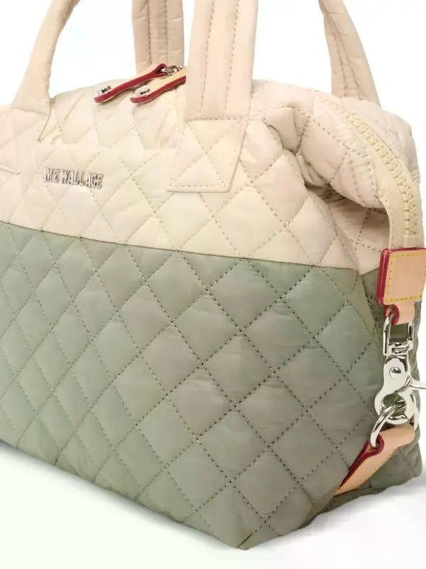 Mz Wallace Small Sutton Deluxe Ii Quilted Tote Bag - Neutrals