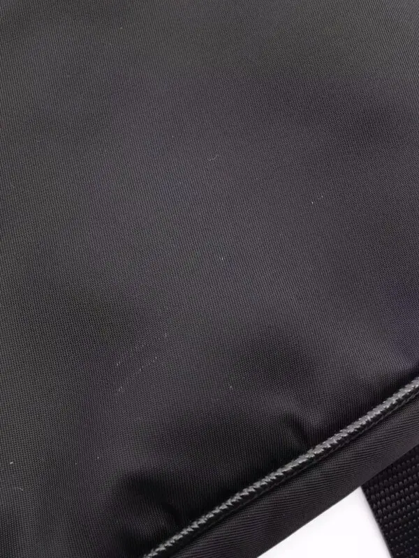 Prada 2010s Re-nylon Saffiano Leather Shoulder Bag - Black