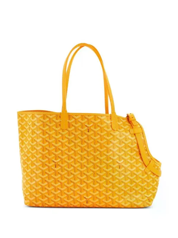 Goyard Chien Gris Pet Carrier Coated Canvas Tote Bag - Yellow