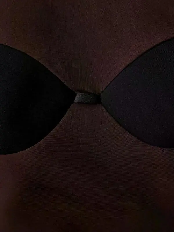 MAISON MARGIELA Bra-overlay Cap-sleeve Top