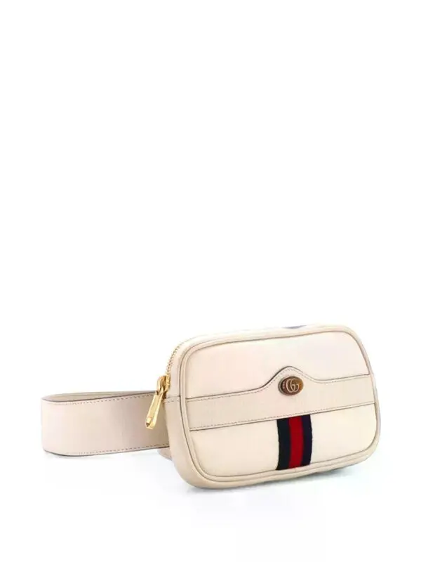Gucci Ophidia Leather Mini Belt Bag