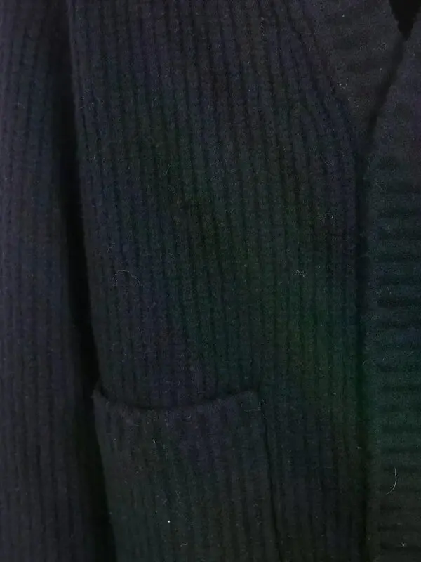 REPRESENT Ribbed-knit Wool Cardigan