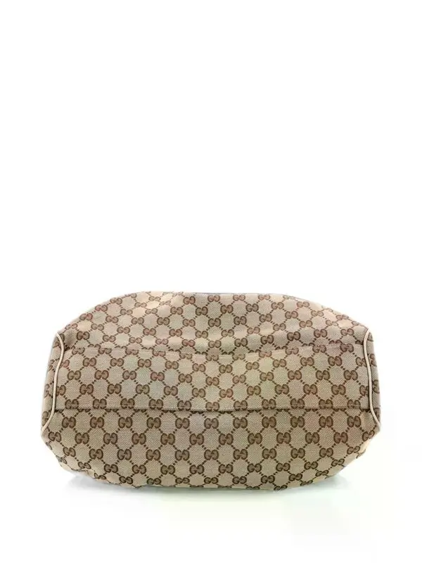 Gucci Sukey Gg Canvas With Leather Medium Tote Bag - Neutrals