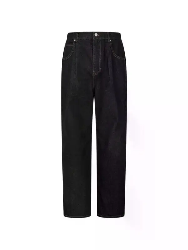 STUDIO TOMBOY Concealed-drawstring Straight-lrg Jeans