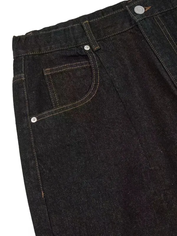 STUDIO TOMBOY Concealed-drawstring Straight-lrg Jeans