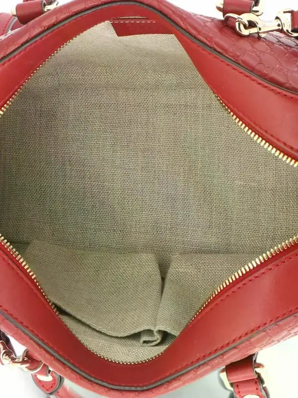 Gucci Convertible Top Handle Microguccissima Leather Small Crossbody Bag