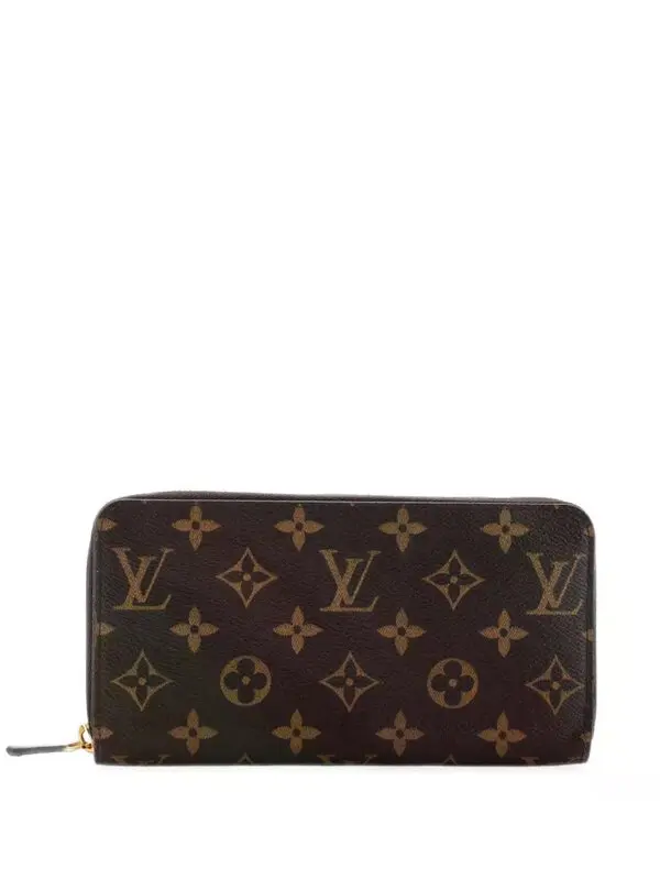 LOUIS VUITTON Zippy Wallet Monogram Canvas Small Wallets - Brown