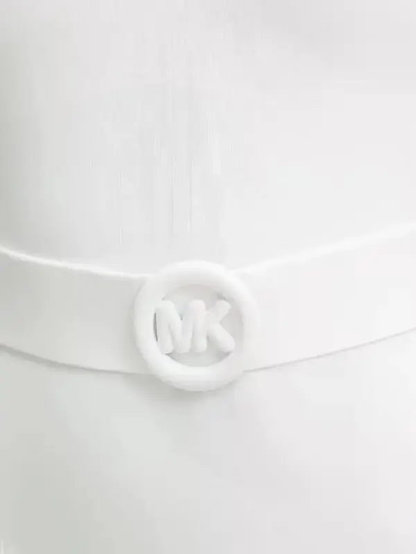 Michael Kors Swimsuit With Belt And Criss-cross Back