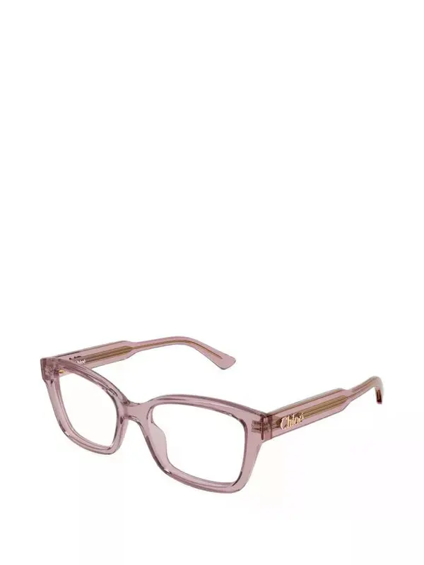 Chloé Square-frame Glasses - Pink