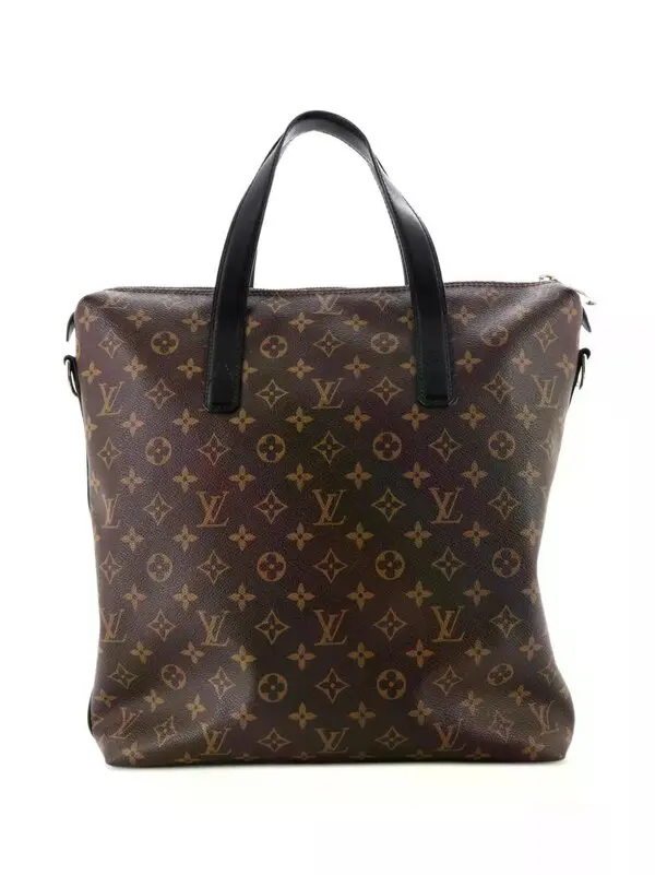 LOUIS VUITTON Kitan Handbag Macassar Monogram Canvas Tote Bag - Brown