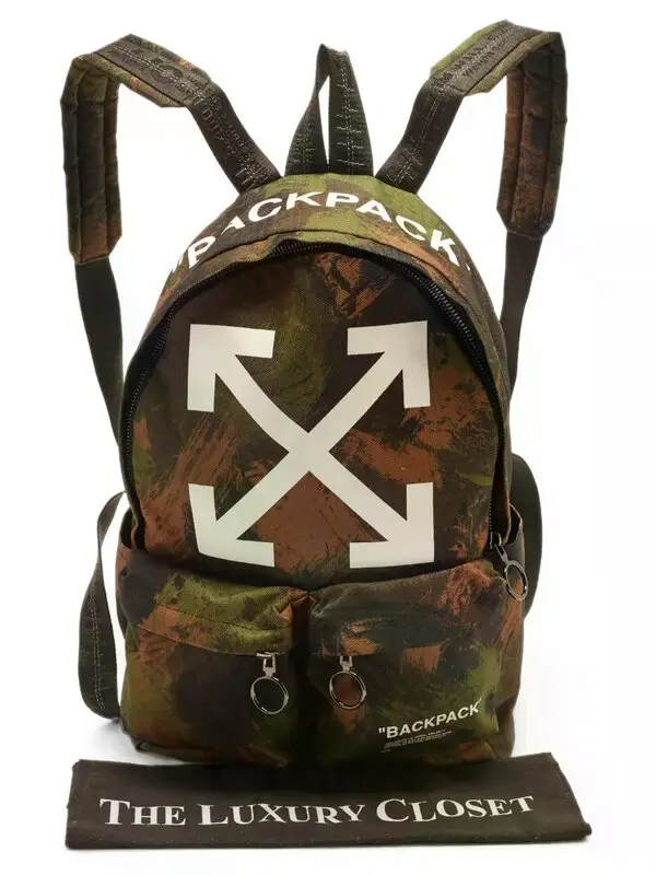 Off-White Arrow Camouflage Backpack