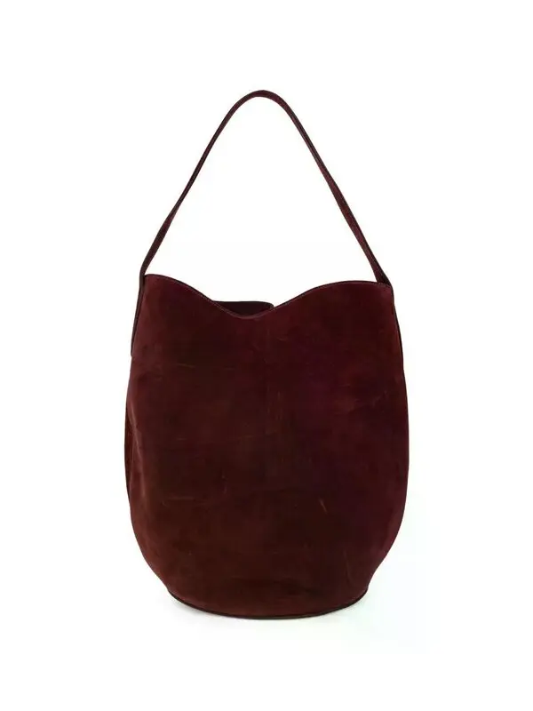 LIFFNER Large Buckle-detail Suede Tote Bag - Red
