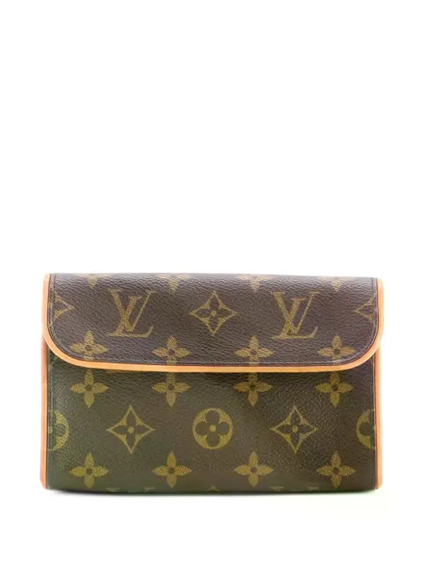 LOUIS VUITTON Florentine Waist Bag Monogram Canvas Belt Bag - Brown