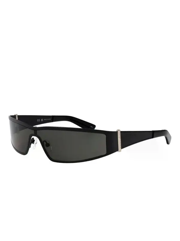 Alexander McQueen Futuristic Wraparound Sunglasses