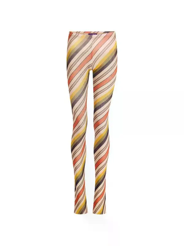 JEAN PAUL GAULTIER The Retro Stripe Trousers - Neutrals