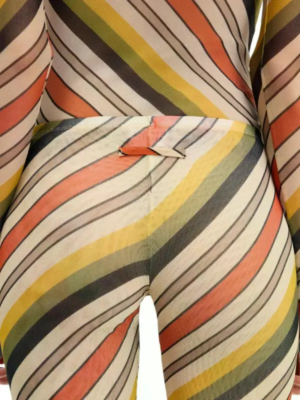 JEAN PAUL GAULTIER The Retro Stripe Trousers - Neutrals
