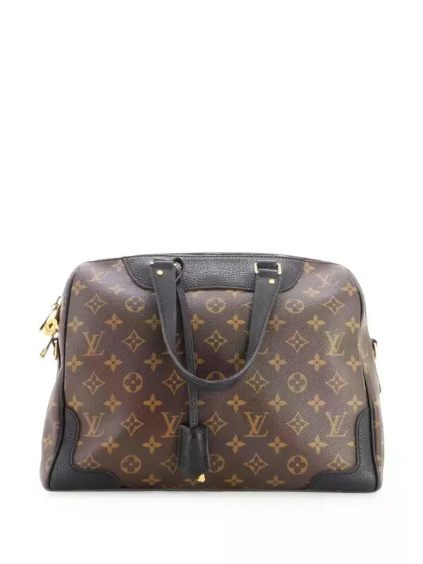 LOUIS VUITTON Retiro Nm Handbag Monogram Canvas And Leather Satchel - Black