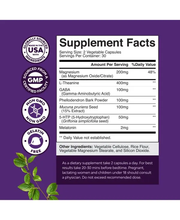 NATURE'S CRAFT Sleep Formula With Magnesium