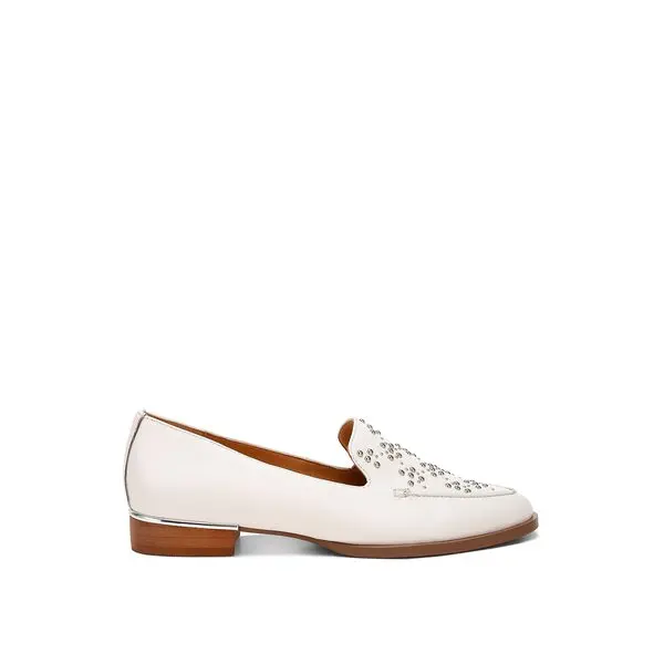 RAG & CO Gabassi Studded Genuine Leather Loafers In By