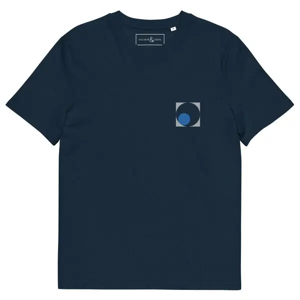 ANCHOR & CREW Navy Twenty Off-grid Editions Organic Cotton T-shirt