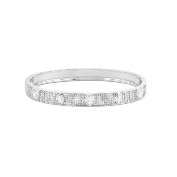 SHYMI Fancy Shape Bangle - Silver