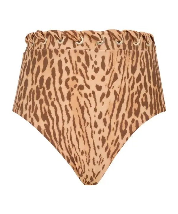 Zimmermann High Waist Bikini Bottoms