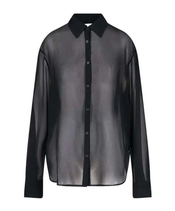 THE FRANKIE SHOP Long Sleeve Shirt - Black