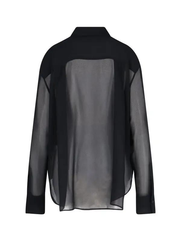 THE FRANKIE SHOP Long Sleeve Shirt - Black