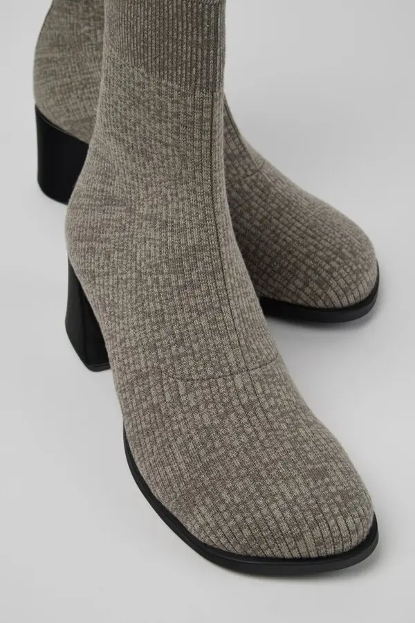 Camper 65mm Kora Knitted Ankle Boots