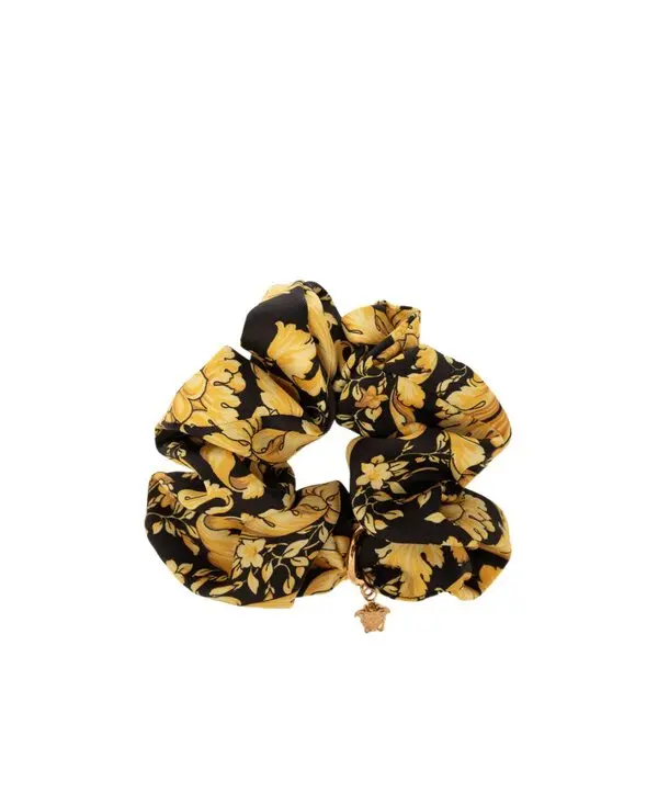 Versace Barocco Print Scrunchie