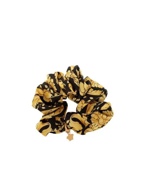 Versace Barocco Print Scrunchie