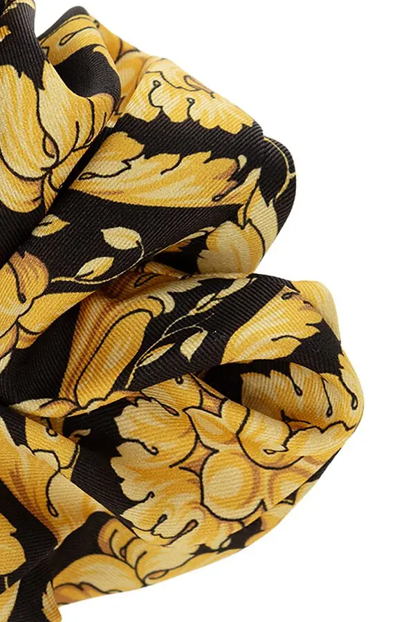 Versace Barocco Print Scrunchie
