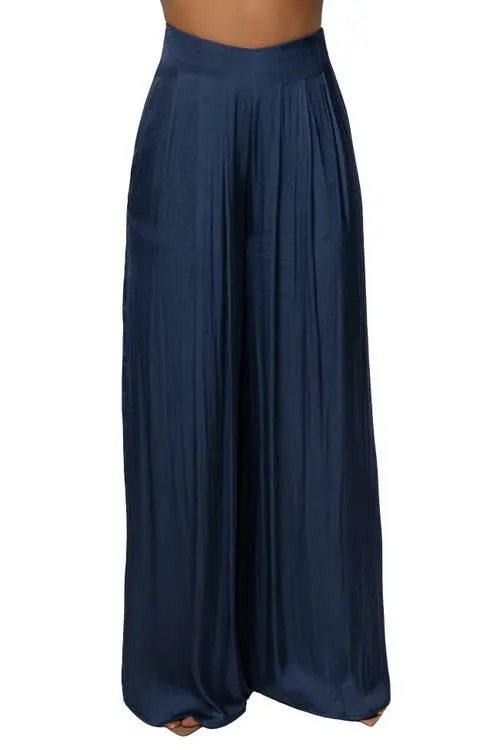 JLUXLABEL Core Form Pleated Trouser - Blue