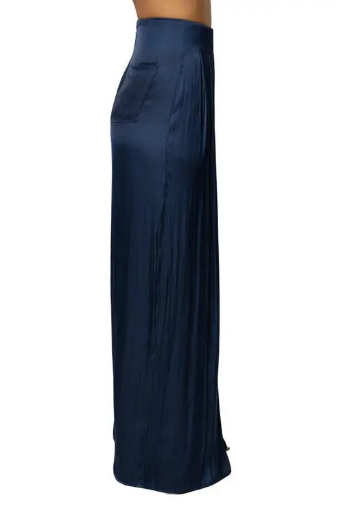 JLUXLABEL Core Form Pleated Trouser - Blue