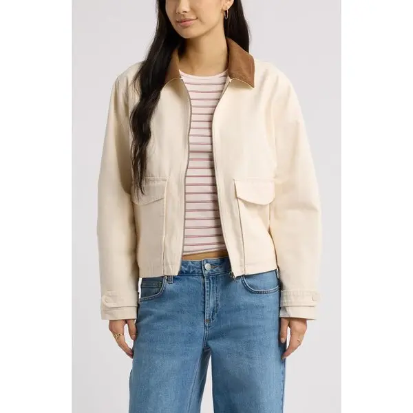 Bp. Cotton Canvas Barn Jacket - Ecru