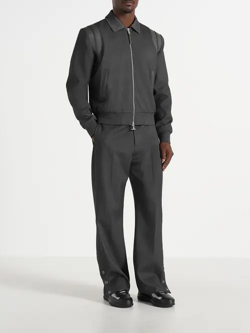 Manière De Voir Boris Tailored Button Cuff Trousers