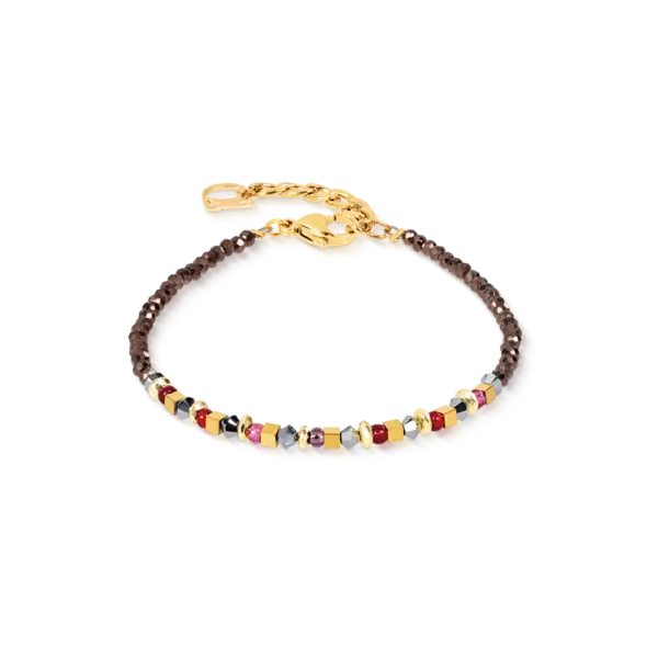 COEUR DE LION Bracelet Golden Whisper - Brown-red