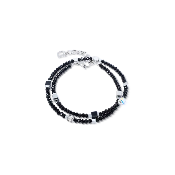 COEUR DE LION Joyful Colours Flex Bracelet - Black-silver