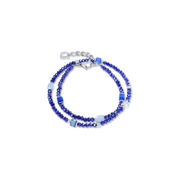 COEUR DE LION Joyful Colours Flex Bracelet - Blue-silver